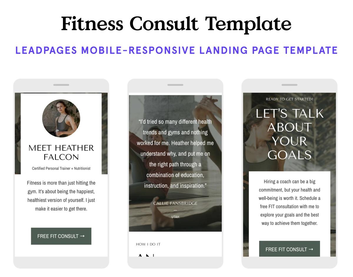 Top Mobile Landing Page Examples | Leadpages | Leadpages