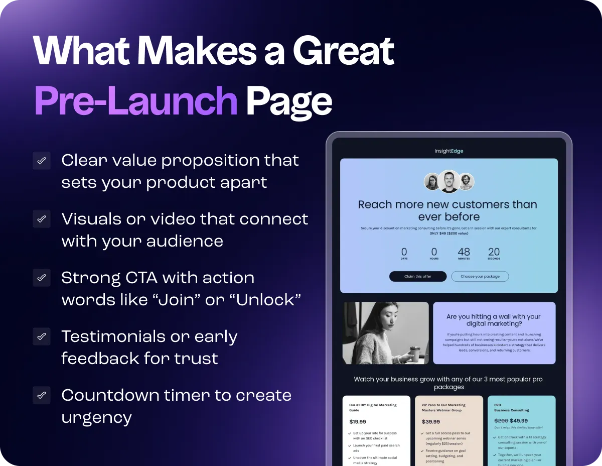 Unleash Startup Success with Pre Launch Landing Pages | Leadpages ...