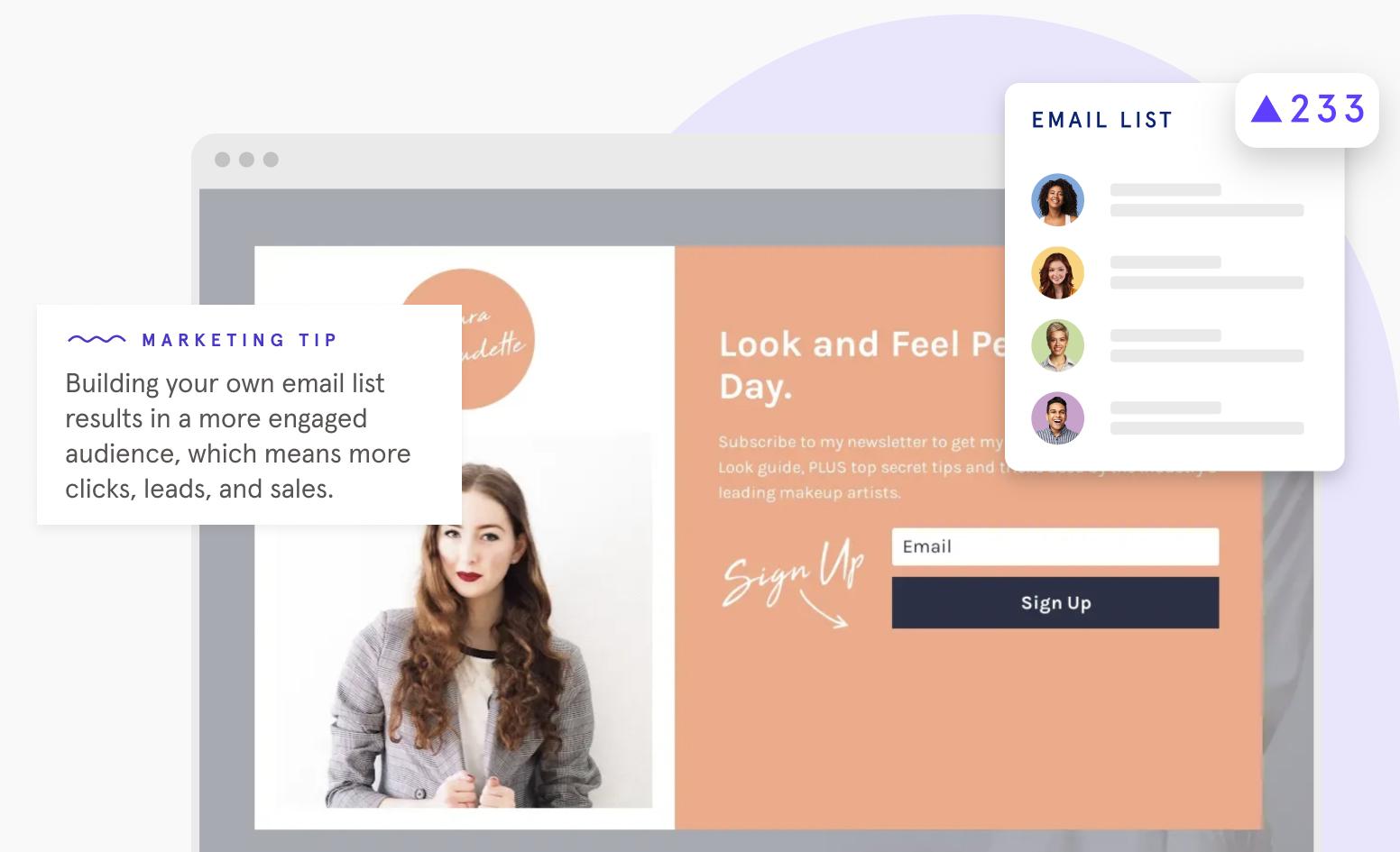Cliqly Email Marketing Success | Leadpages | Leadpages