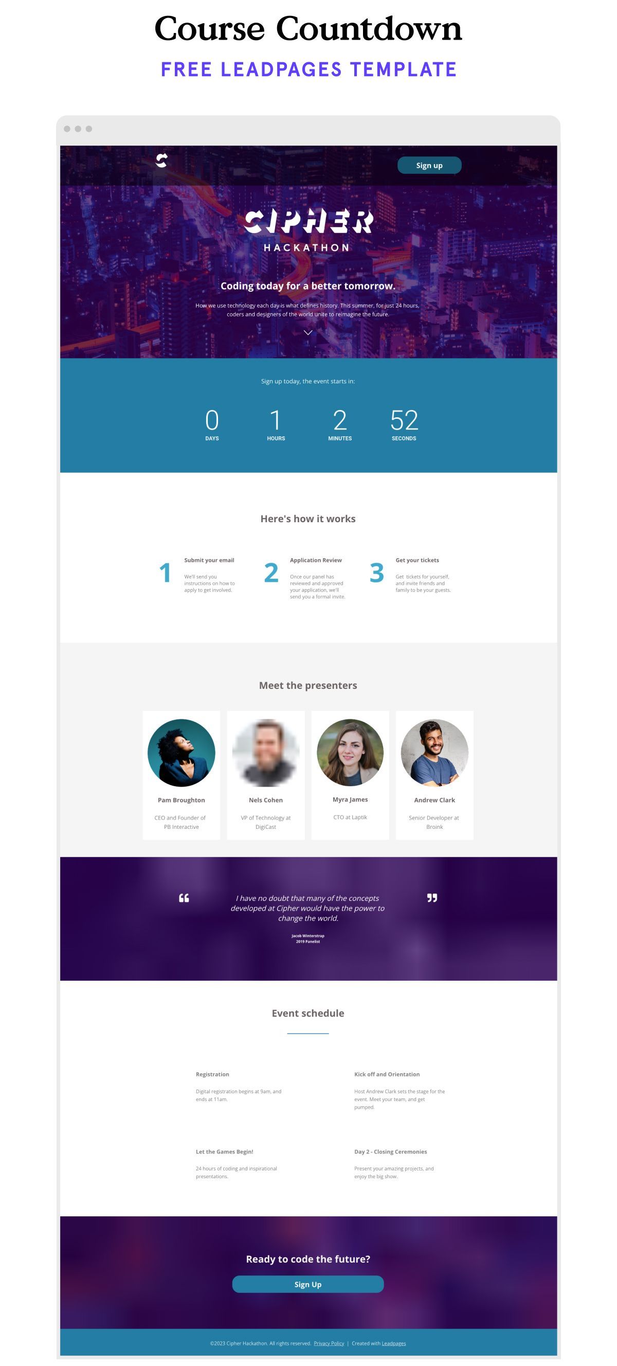 Top Course Landing Page Examples to Inspire You | Leadpages | Leadpages