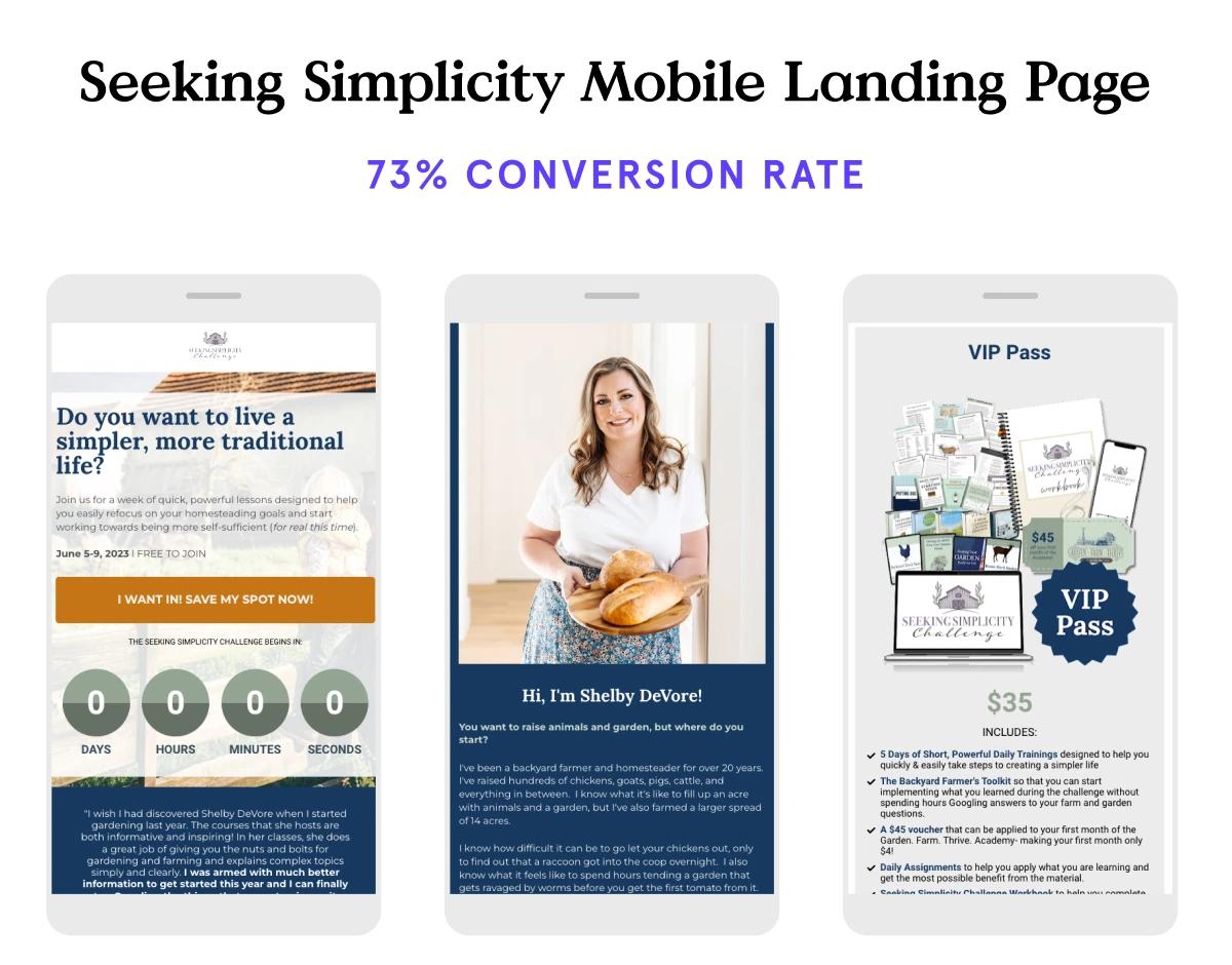 Top Mobile Landing Page Examples | Leadpages | Leadpages