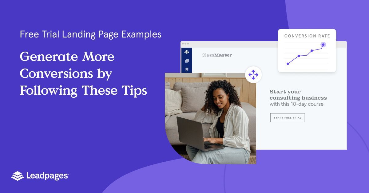 Free Trial Landing Page Examples | Leadpages | Leadpages