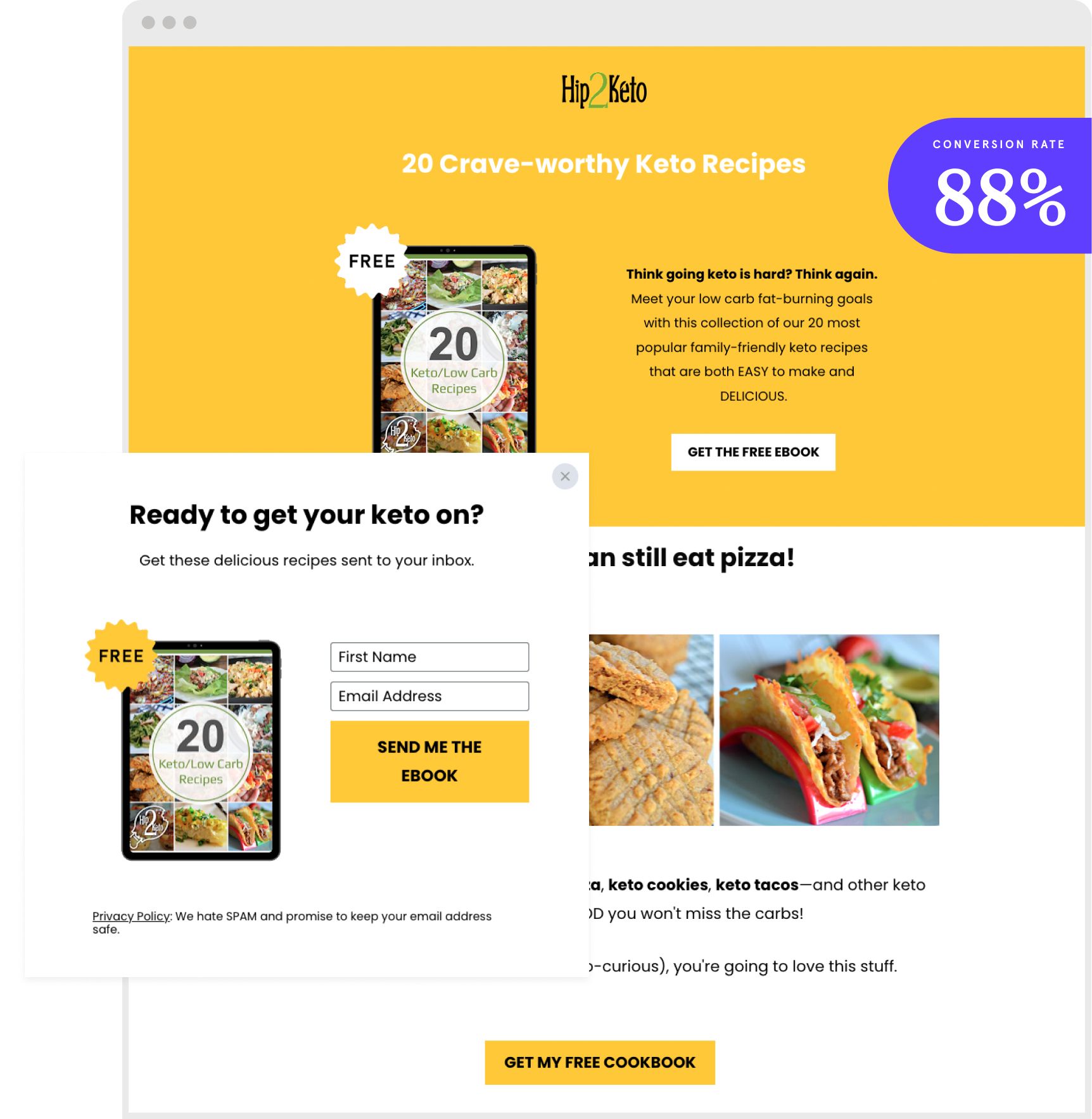 10 Ebook Landing Page Examples for Success | Leadpages | Leadpages