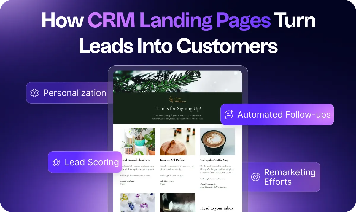 Boost Lead Conversion with a CRM Landing Page | Leadpages | Leadpages