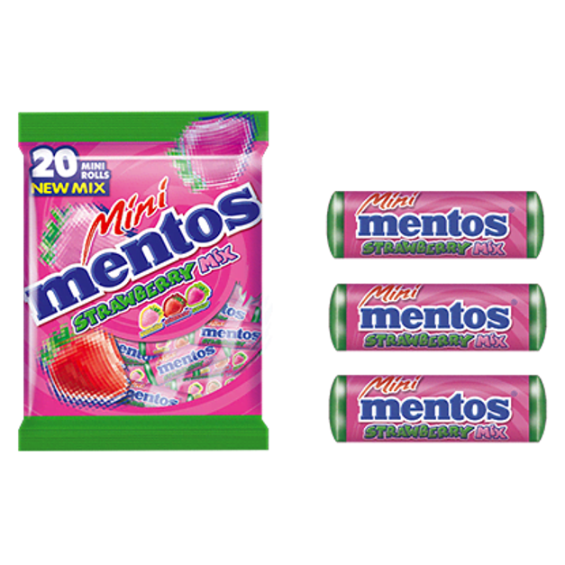 Mini Mentos Strawberry Mix | Mentos Philippines