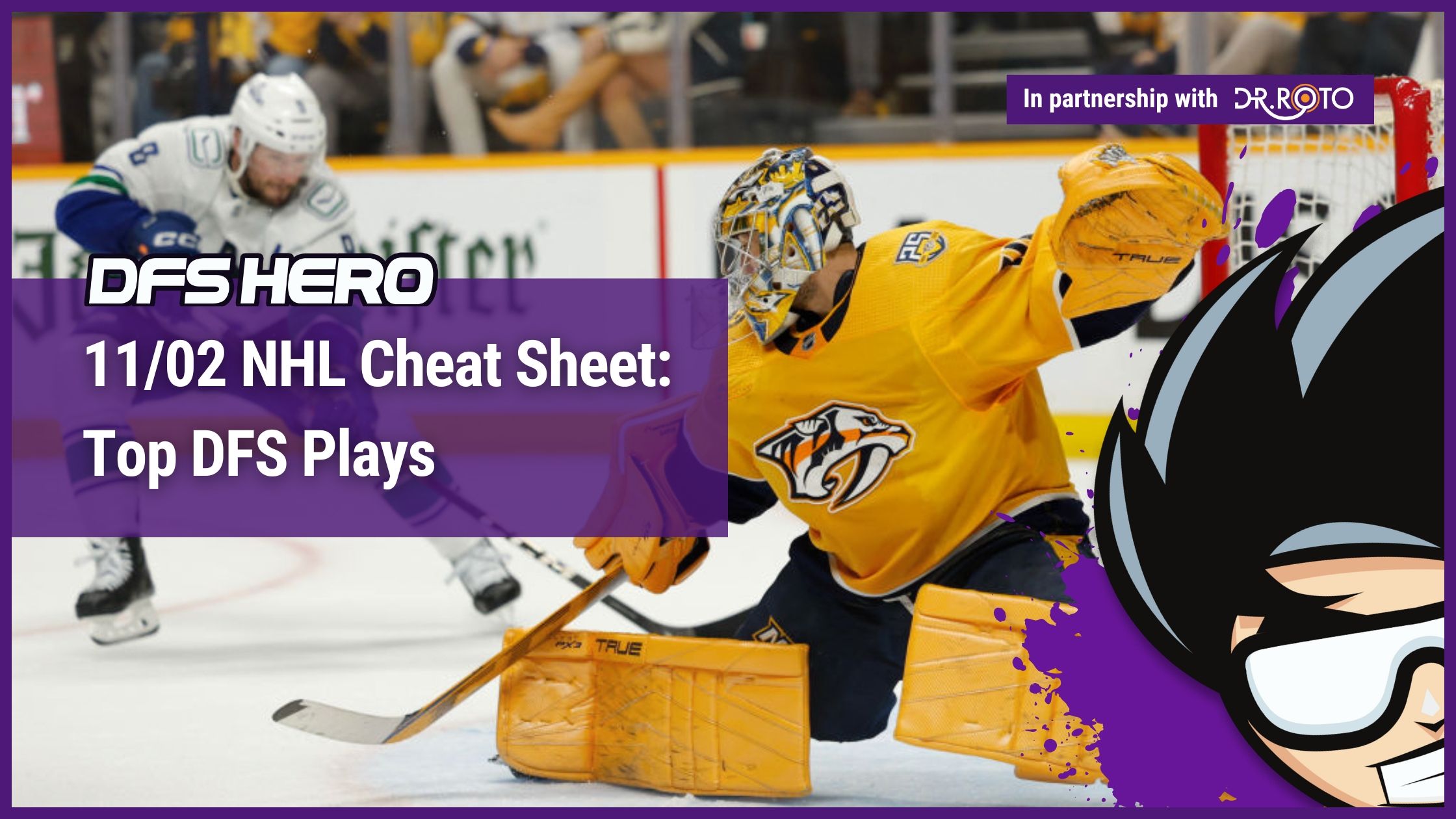 11/02 NHL Cheat Sheet: Top DFS Plays | DFS Hero