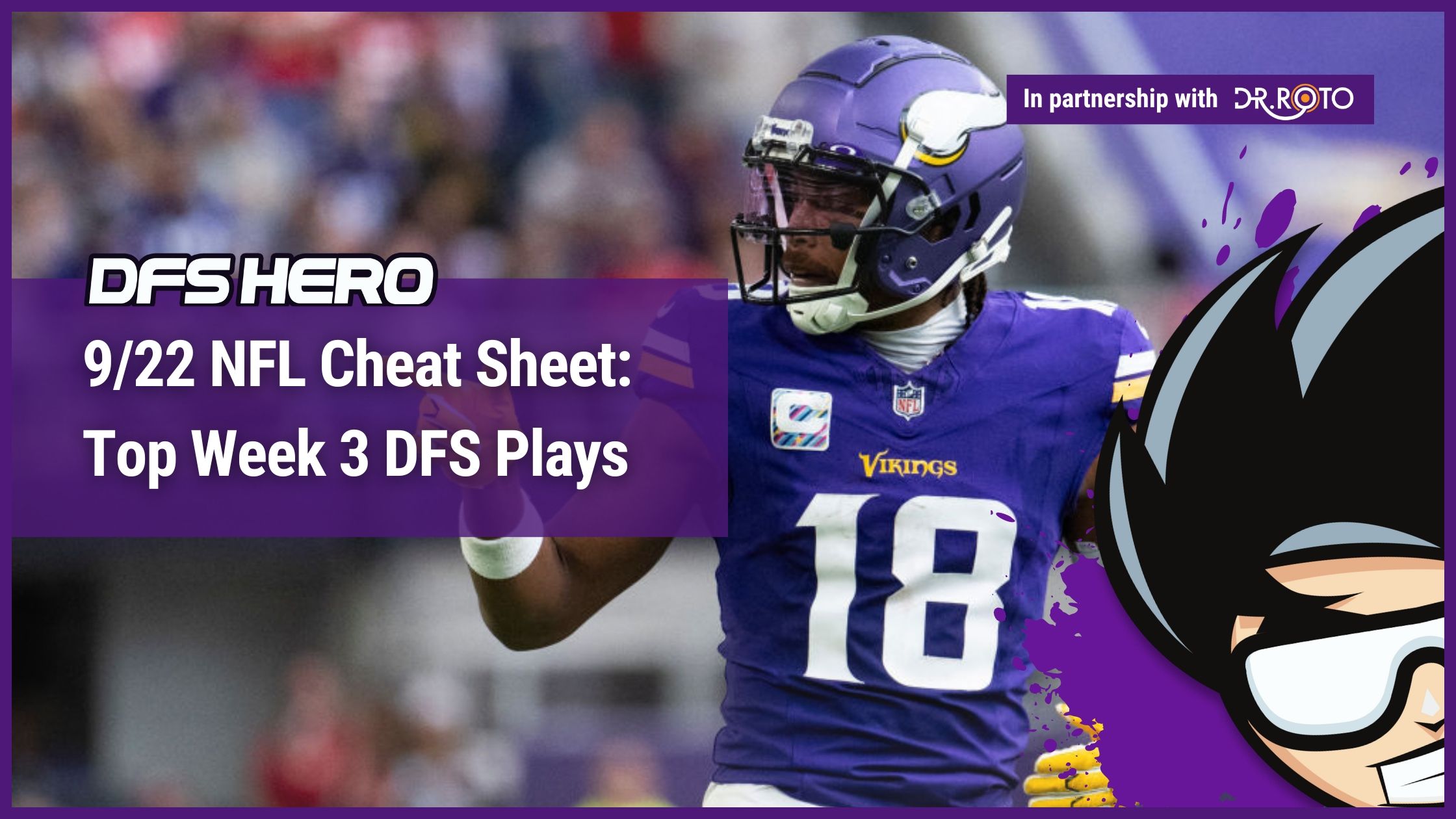 9/22 NFL Cheat Sheet: Top DFS Plays | DFS Hero