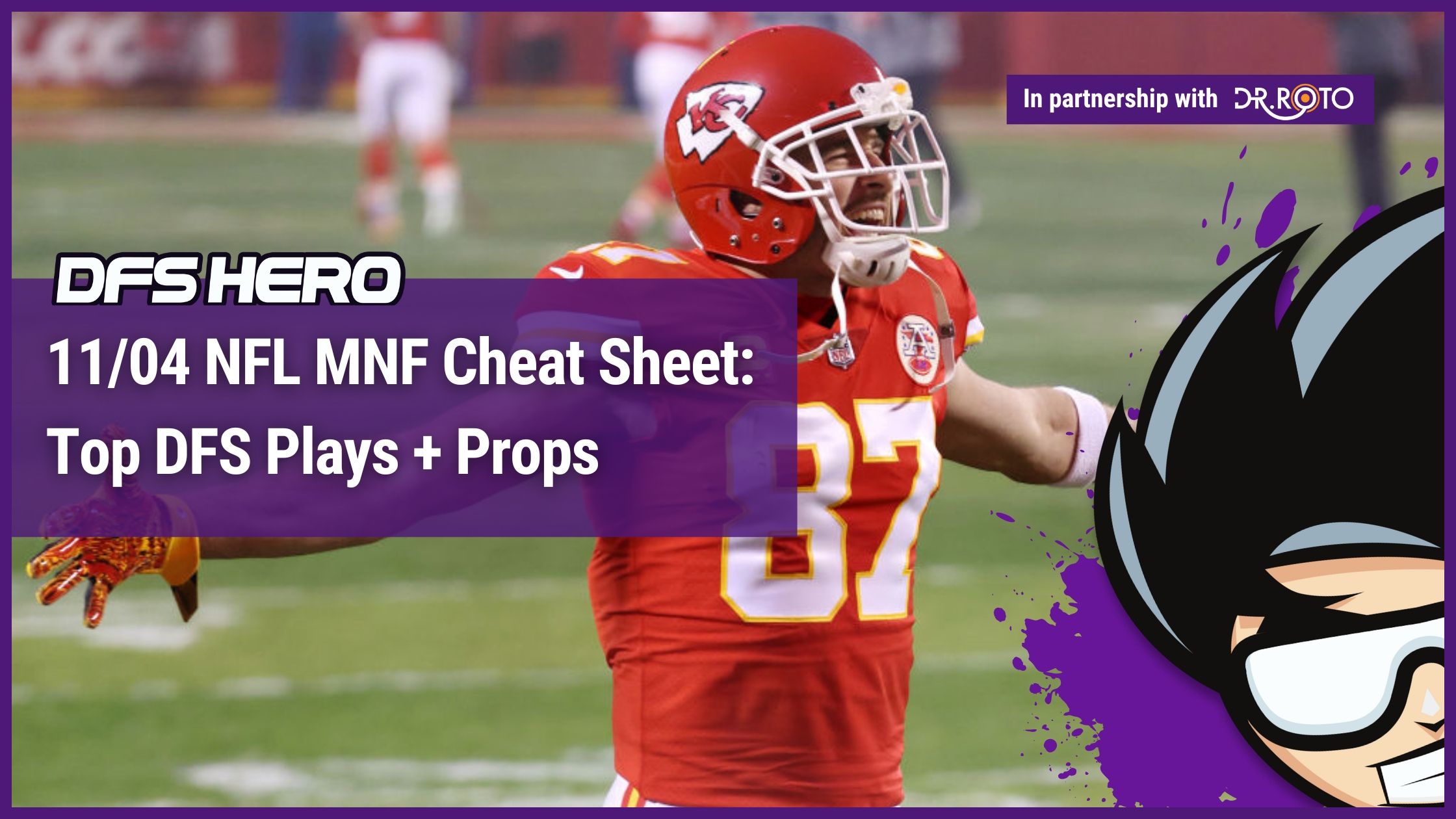11 04 Nfl Mnf Cheat Sheet Top Dfs Plays Dfs Hero