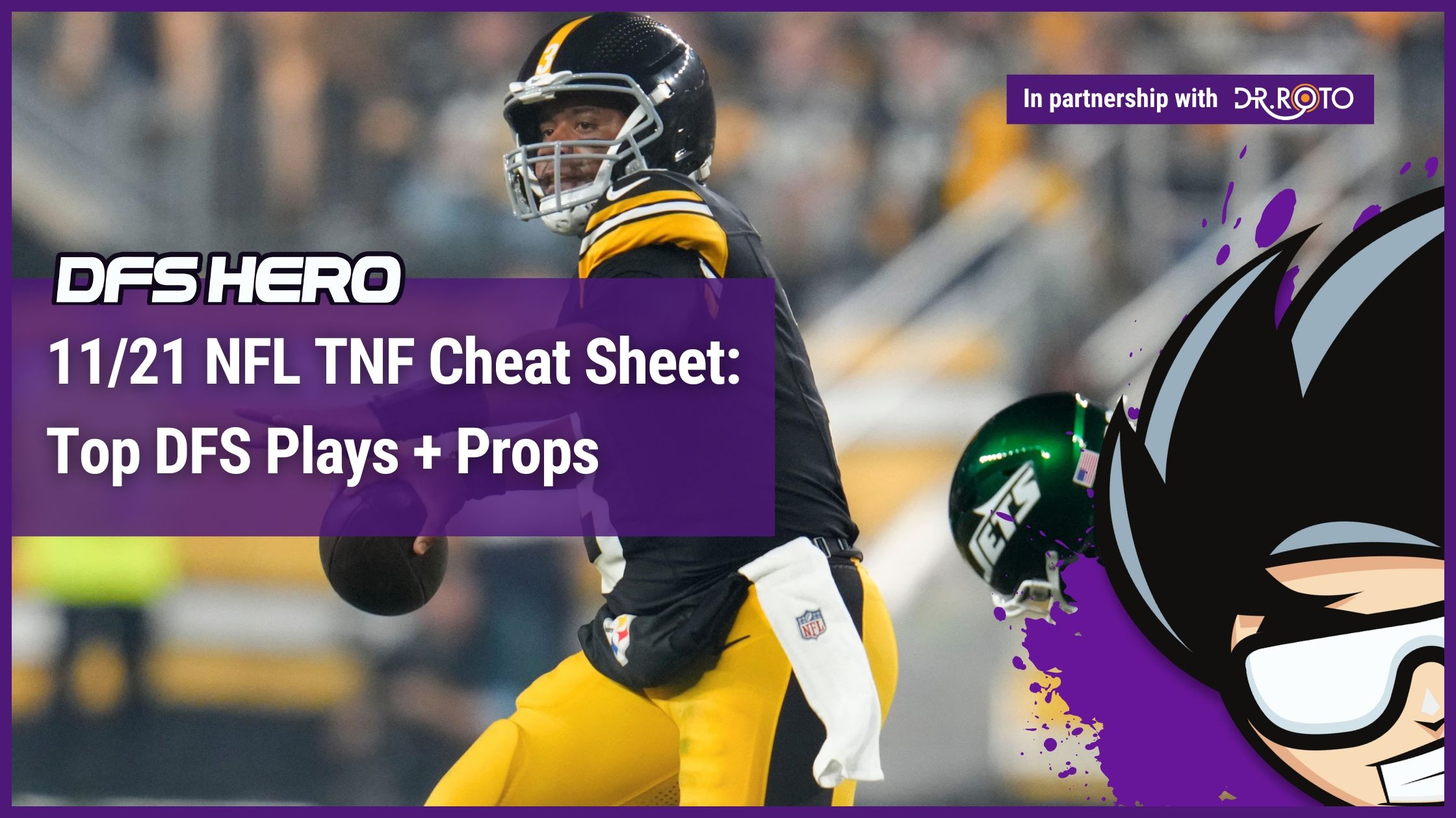 11/21 NFL TNF Cheat Sheet: Top DFS Plays | DFS Hero