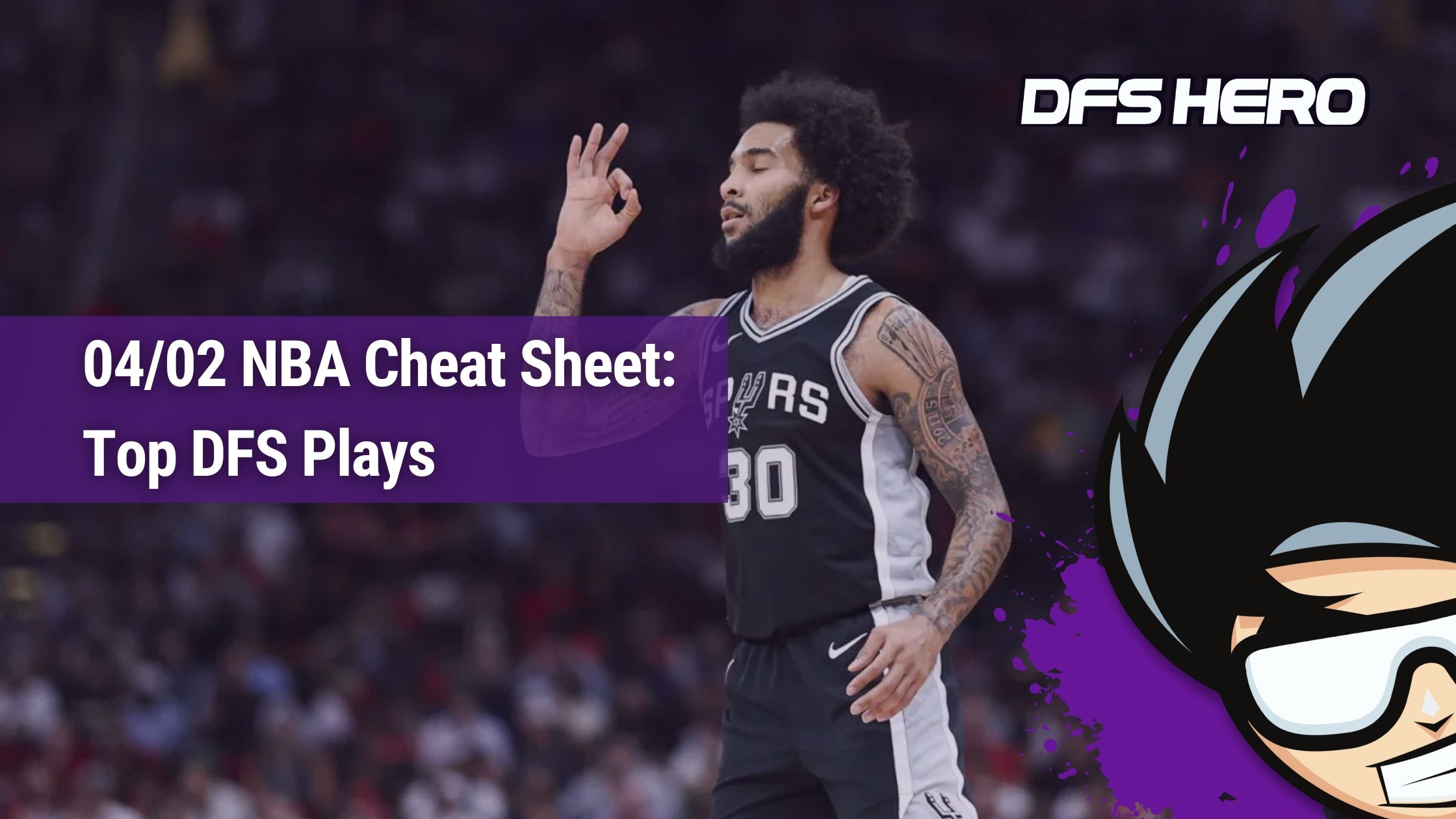 04/02 NBA Cheat Sheet: Top DFS Plays | DFS Hero