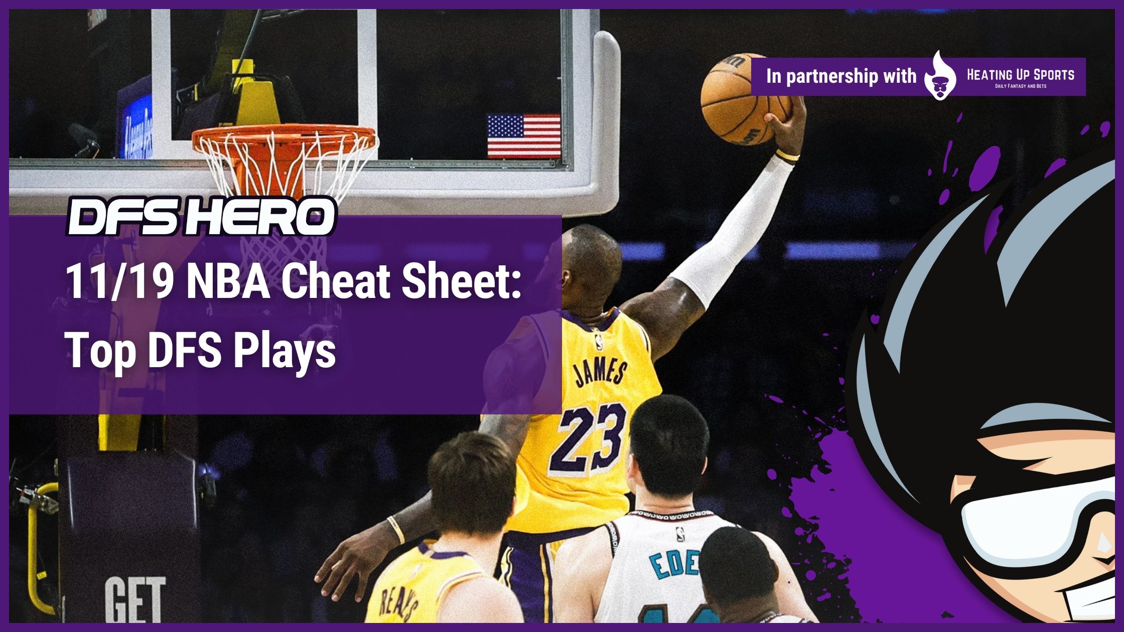 11/19 NBA Cheat Sheet: Top DFS Plays | DFS Hero
