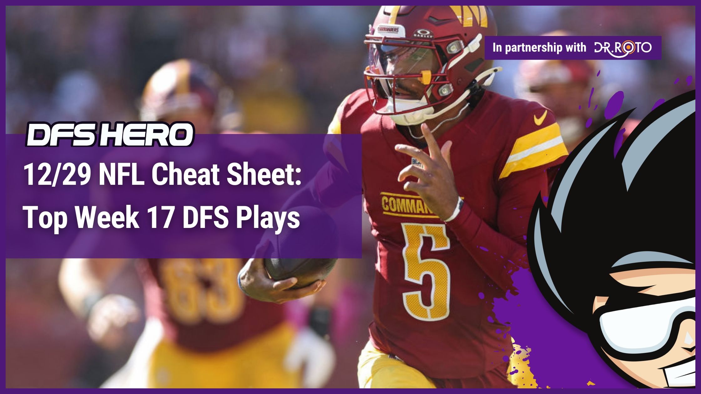 12/29 NFL Cheat Sheet: Top DFS Plays | DFS Hero