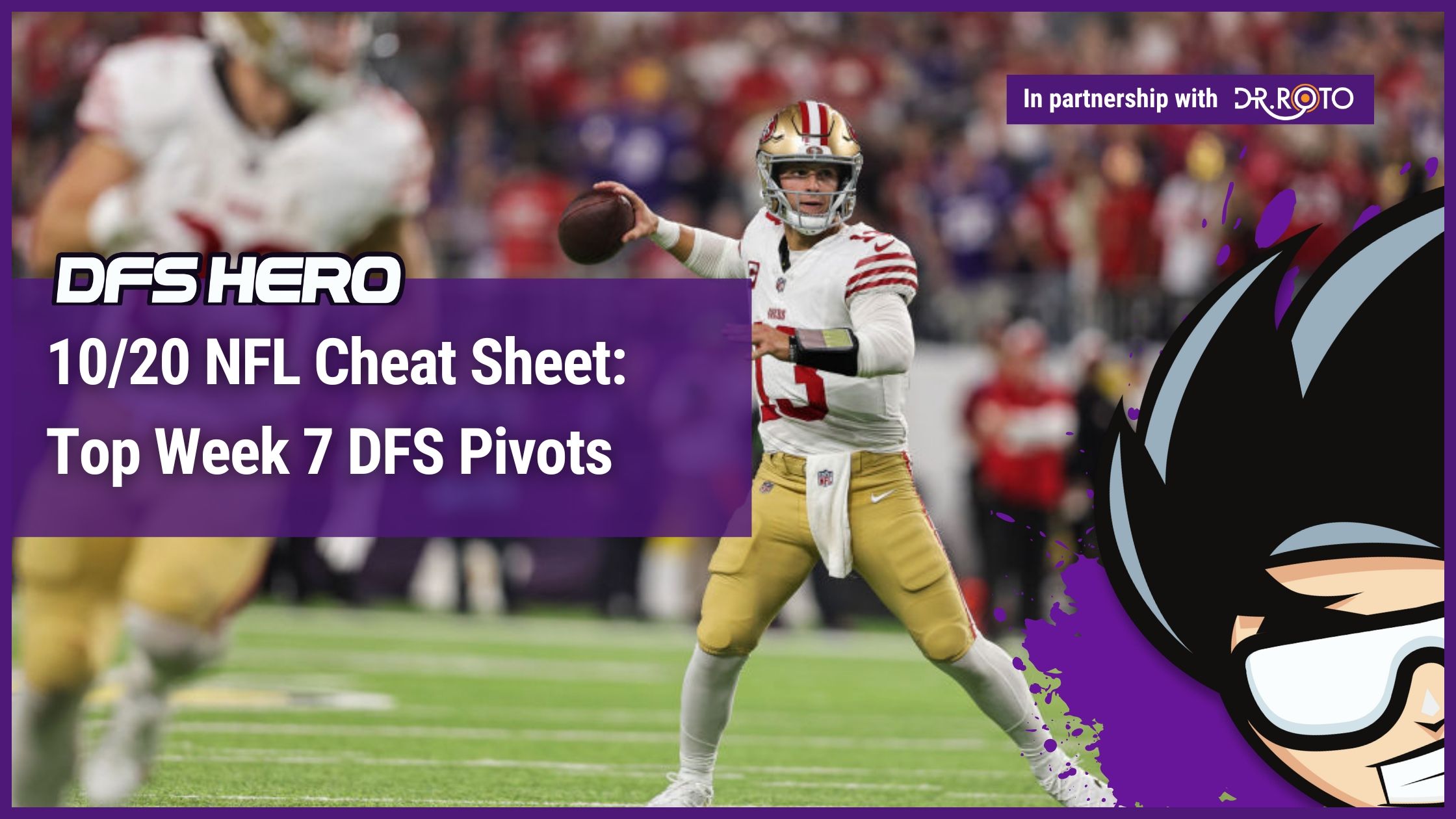 10/20 NFL Cheat Sheet: Top DFS Pivots | DFS Hero