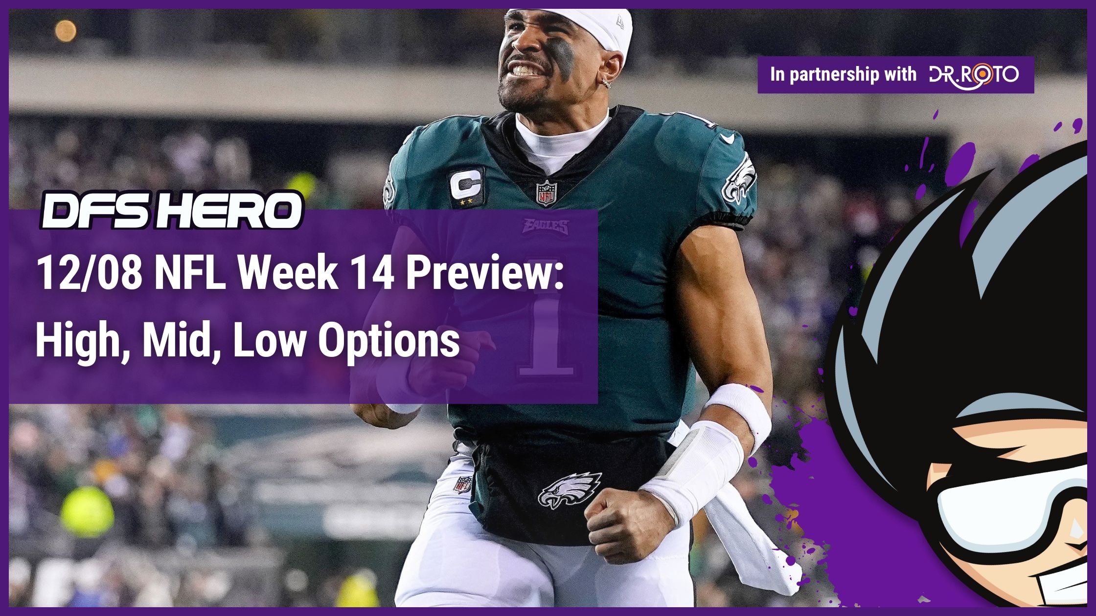 12/08 NFL DFS Week 14 Preview: High, Mid, Low Options | DFS Hero