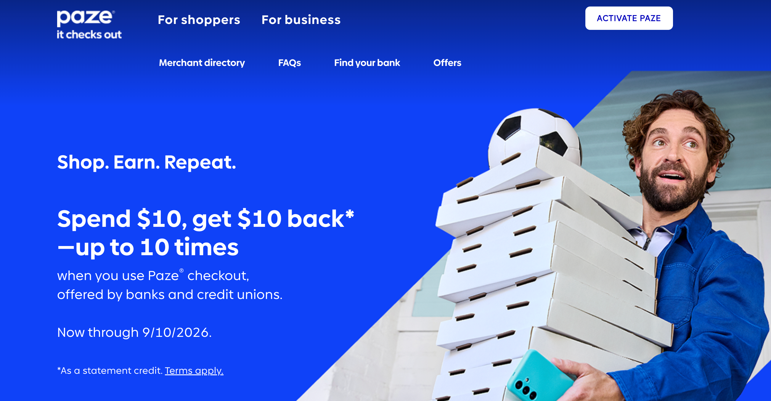 Paze Free Money: Up to $100 Back Per Card Right Now