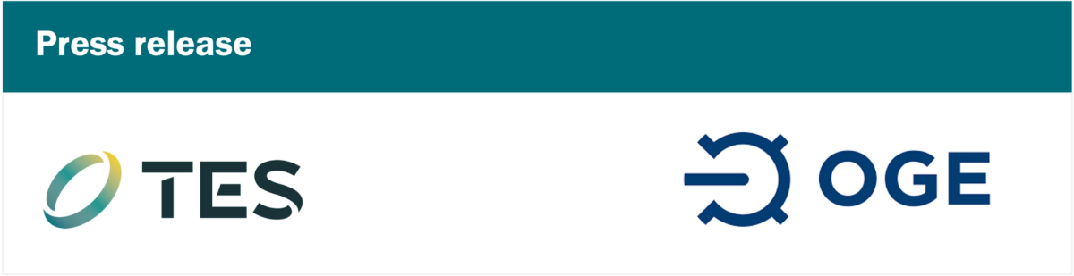 TES and OGE combine to develop 1000 km CO₂ transport network | TES H2
