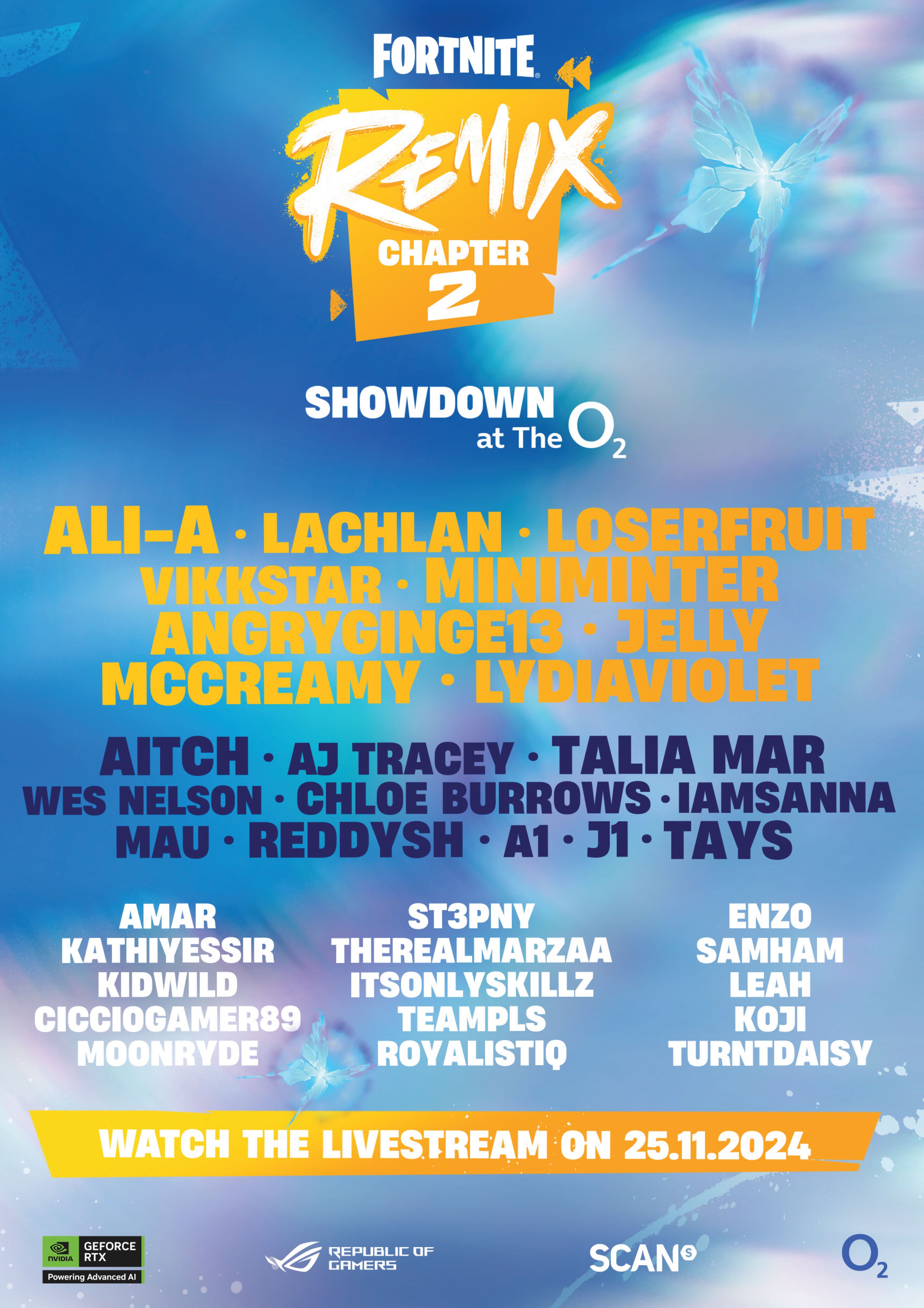 Livewire and VMO2 launch Fortnite Remix Chapter 2: Showdown at the O2 ...