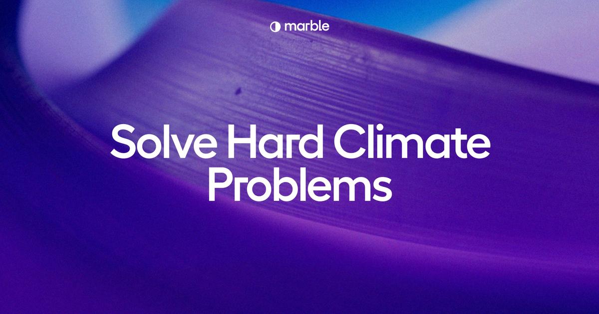 Marble - Climate Tech Venture Studio