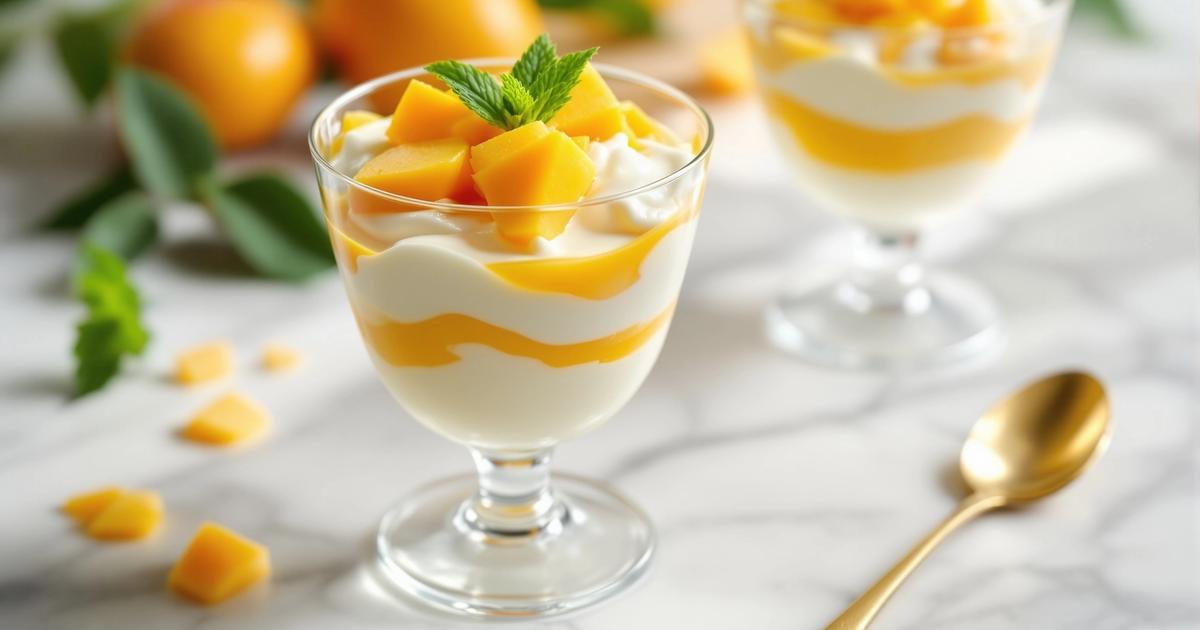Luscious Mango Cream Delight | My Five Ingredients