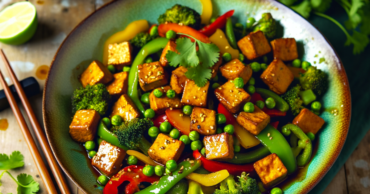 Ginger-Lime Tempeh Stir Fry | My Five Ingredients