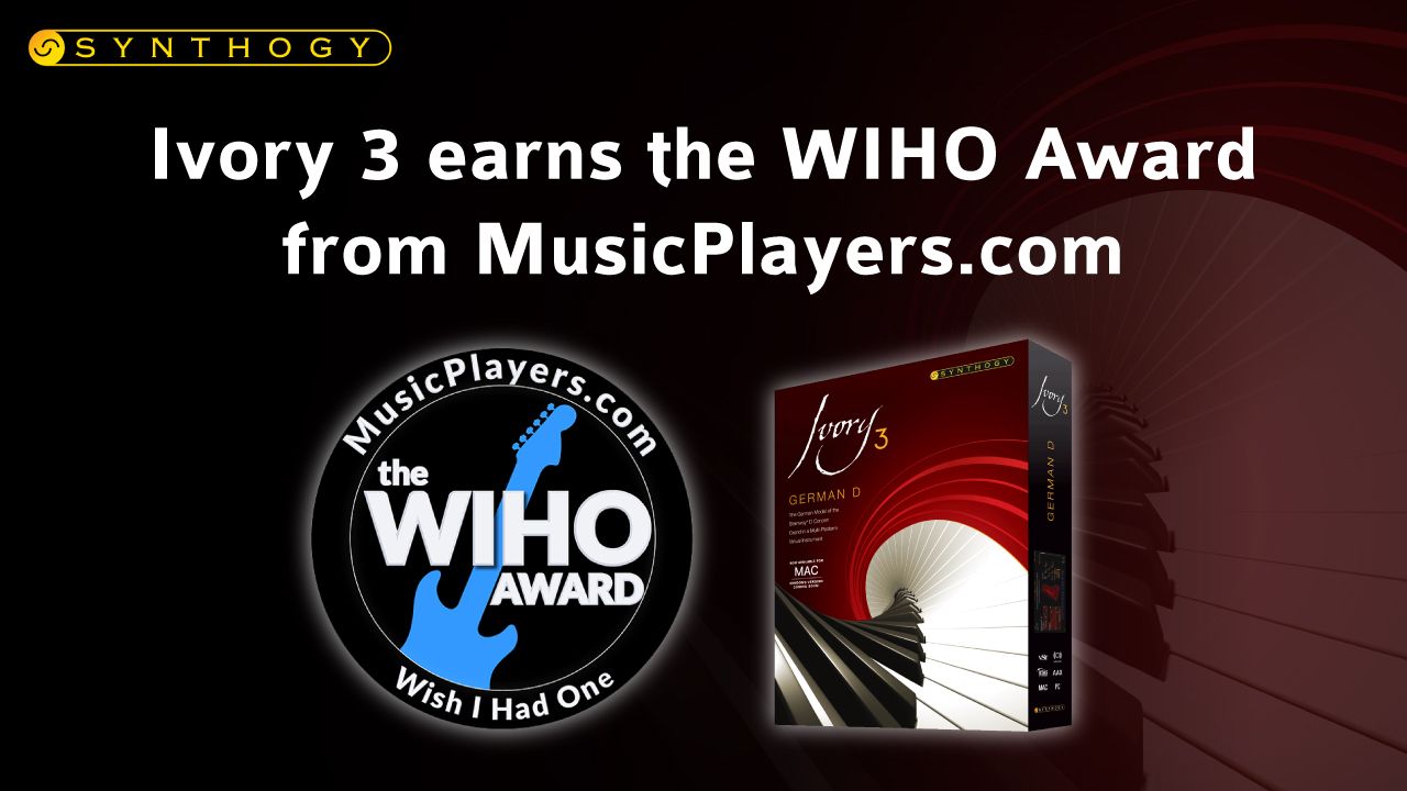 Ivory 3 earns the WIHO Award from MusicPlayers.com in this Stellar ...