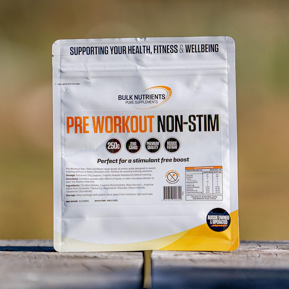 Caffeine Free Pre Workout - Non Stimulant | Bulk Nutrients