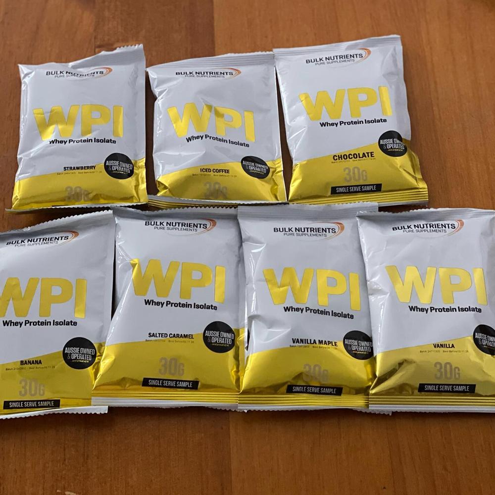 Whey Protein Isolate Sample Pack - Sample WPI Powder