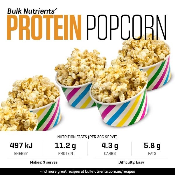Protein Popcorn | Bulk Nutrients Recipe