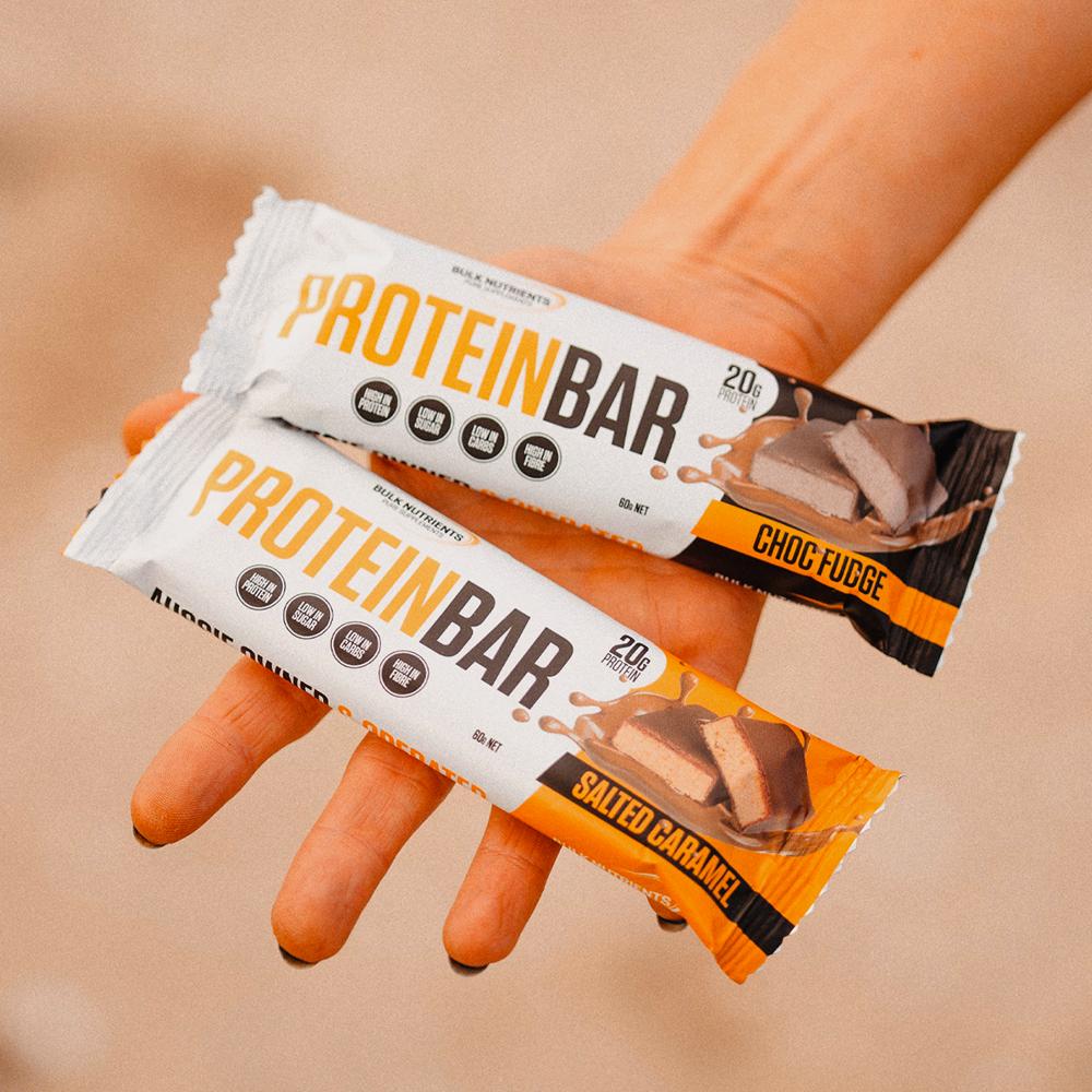 Bulk Nutrients Protein Bar | Salted Caramel and Choc Fudge