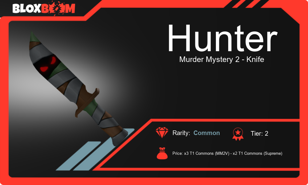 Get Epic with the Hunter Knife in Roblox MM2! 🎮🔪