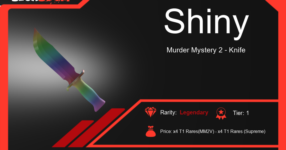 Legendary Shiny Knife in MM2! Get Yours NOW! Surf the Rainbow!