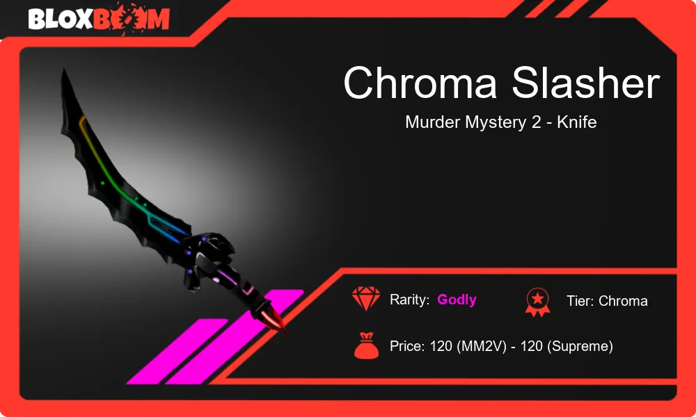 The Chroma Slasher in Murder Mystery 2: A Valuable Godly Knife