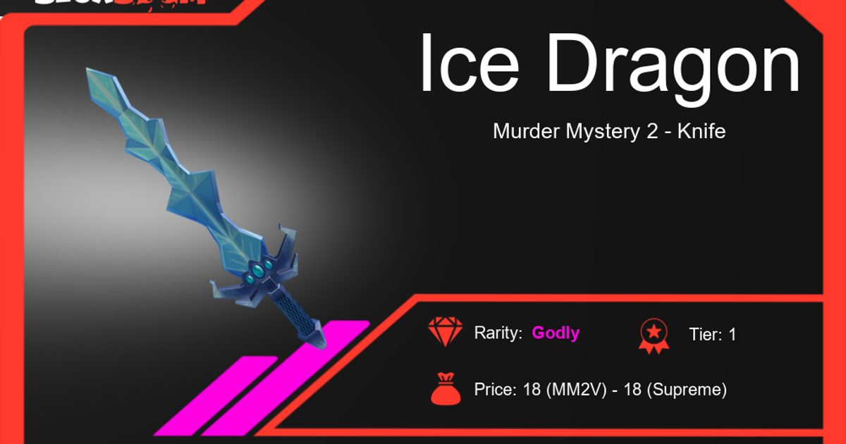 Ice Dragon MM2: Get the Coolest Knife in Murder Mystery 2!