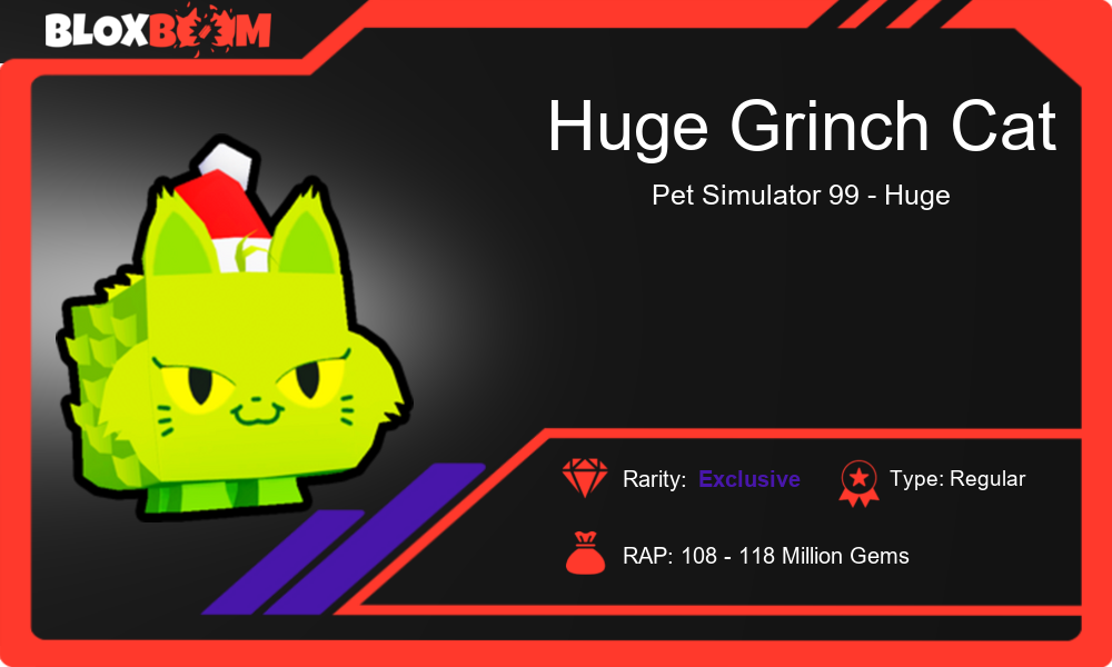 The Exclusive Charm of the Huge Grinch Cat