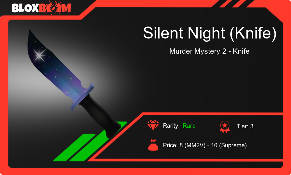 Silent Night Knife in MM2: A Rare Christmas Event Exclusive