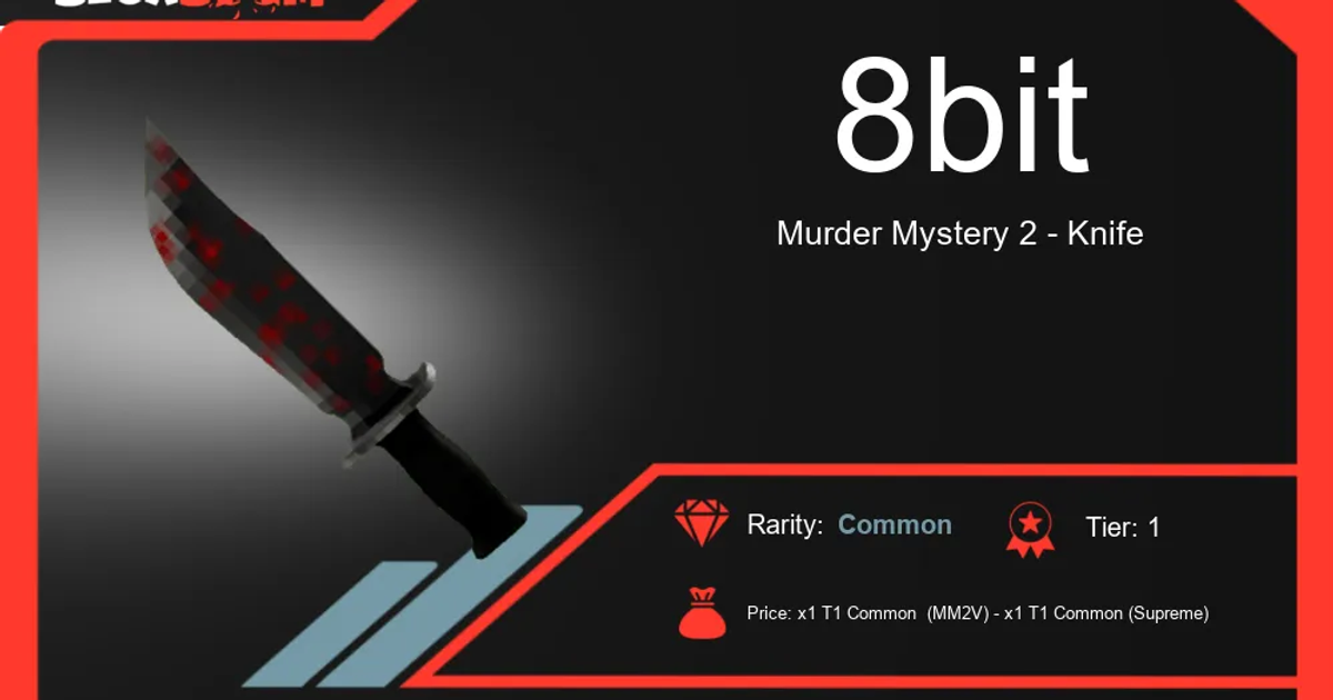 8bit: A Must-Have Knife in Roblox Murder Mystery 2