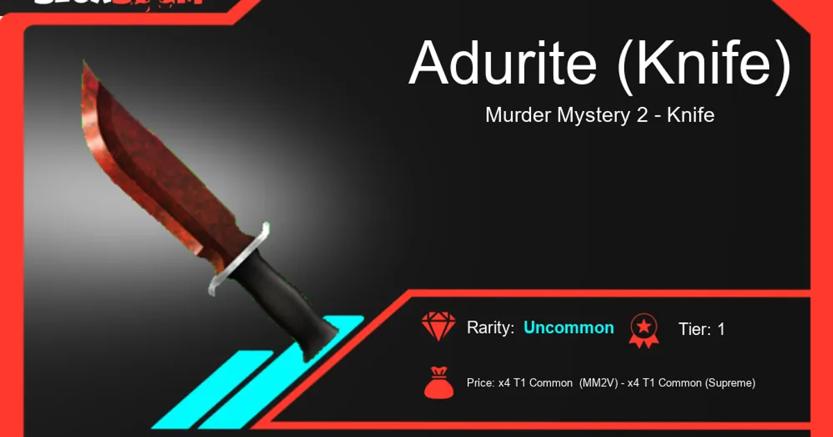 The Adurite (Knife) in MM2: A Valuable Asset for Roblox Players