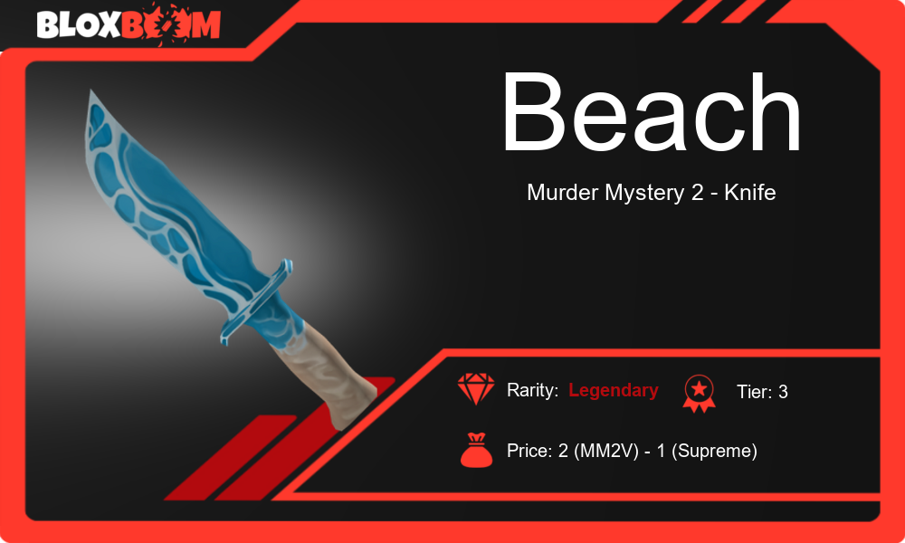 Beach in MM2: A Legendary Knife