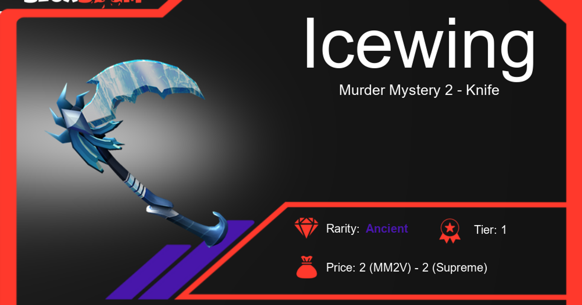 Icewing in MM2: Bag the Coolest Roblox Knife Now! 🕹️ Frosty Heists and ...