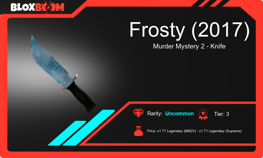 Obtain the Frosty (2017) Knife in MM2: A Gamer's Guide to Exclusive Knives!