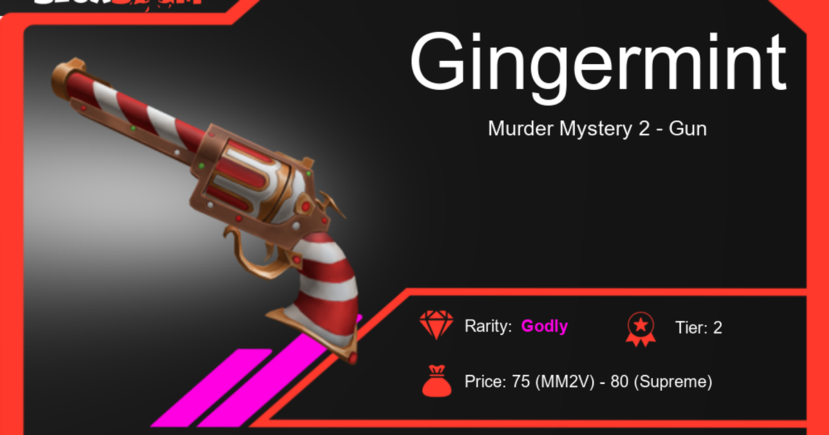 Gingermint MM2: A Godly Gun that You Must Buy on Bloxboom!