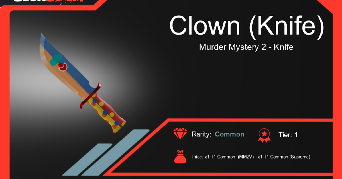 MM2 Clown Knife guide: Learn item value, how to obtain, and enhance ...