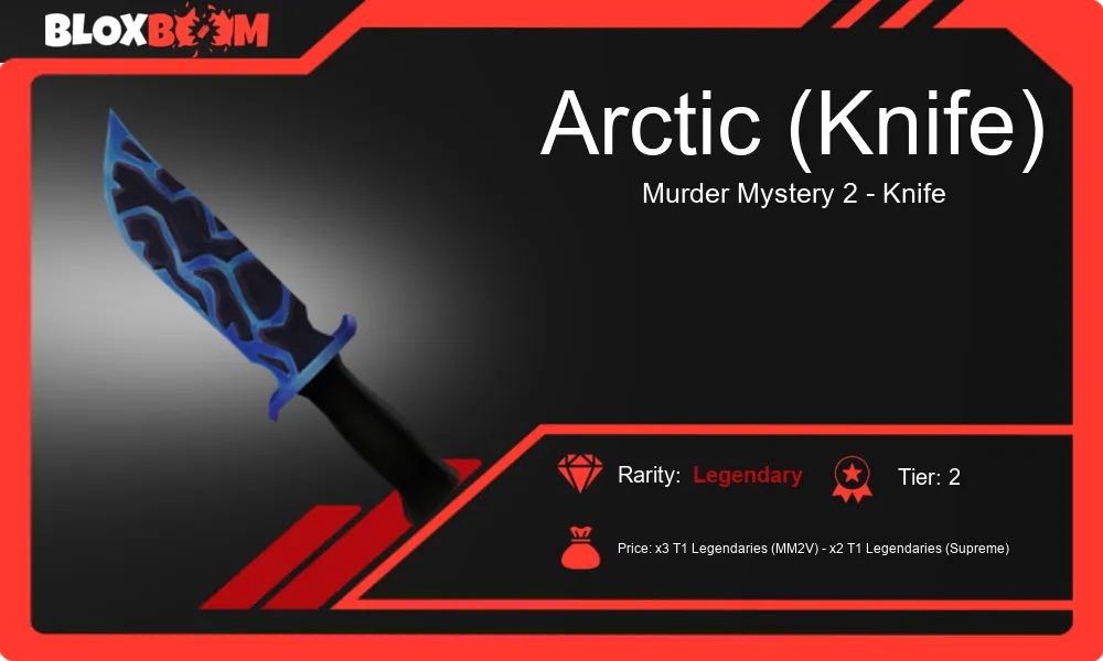 Arctic (Knife) in MM2: A Legendary Rarity Knife