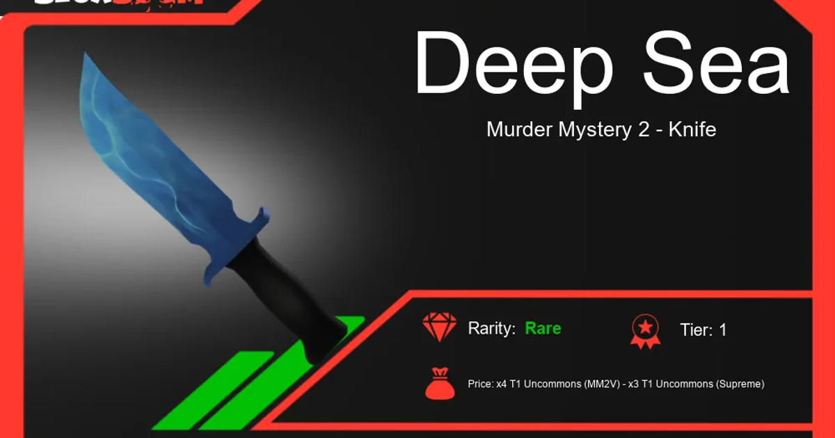 Deep Sea Knife Guide: How to Get, Value, and Dominate MM2