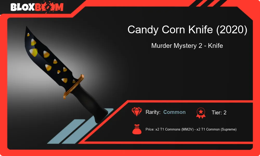 MM2 Candy Corn Knife (2020) - An Halloween Icon Revealed