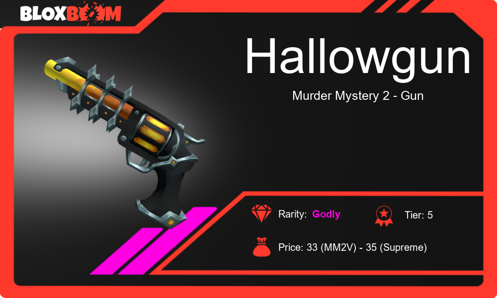 Get the Hallowgun MM2: Your New Favorite Weapon on Bloxboom!