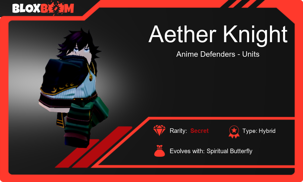 Aether Knight in Anime Defenders: The Best Guide
