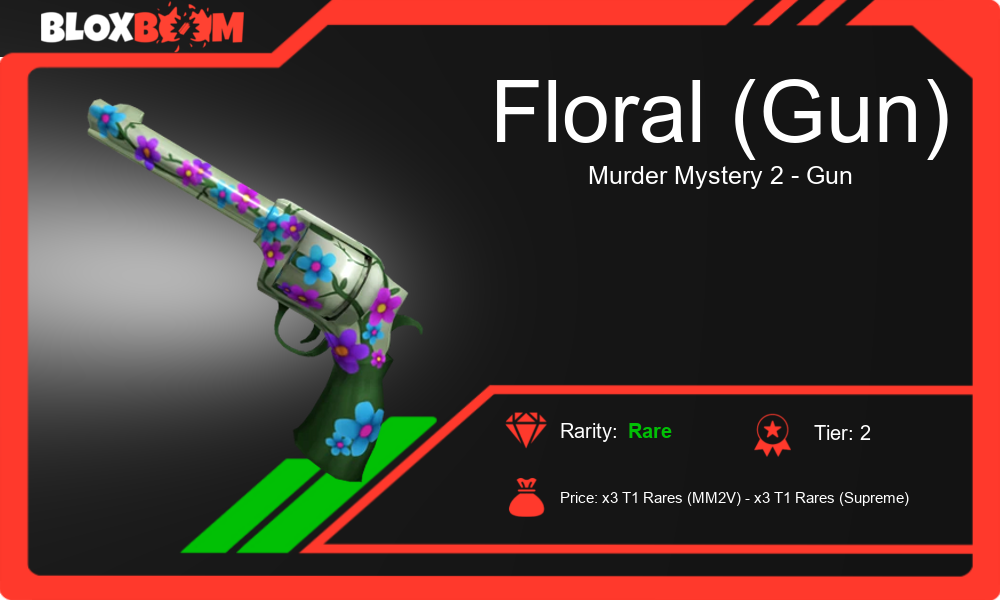 Floral Gun MM2: Add it to Your Collection at Bloxboom.com