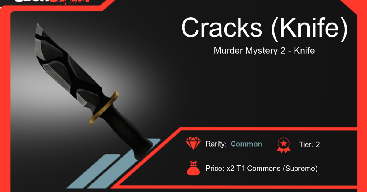 Cracks Knife in MM2: What's its Worth and Trading Value?