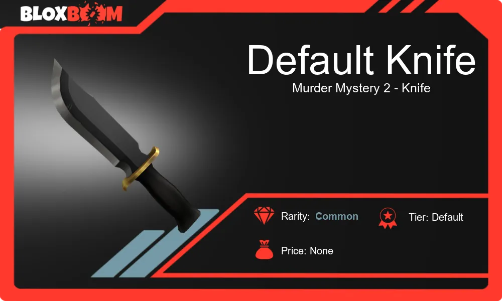 Everything About Roblox Mystery Murder 2's Default Knife!